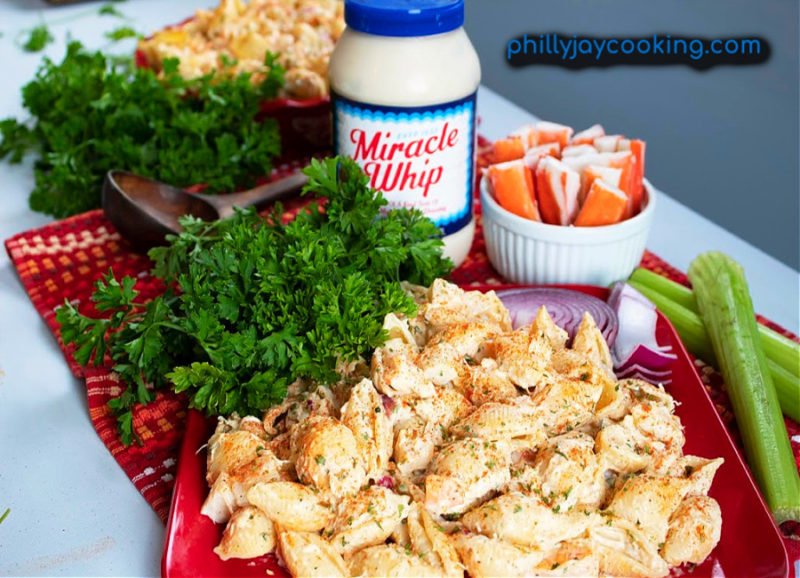 World's Best Seafood Pasta Salad Recipe (With Video)